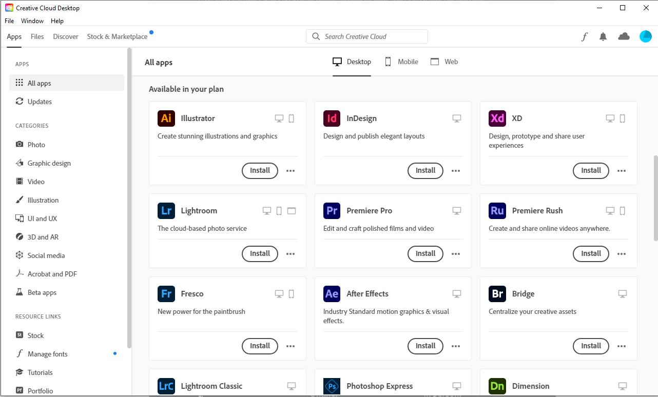 How can staff access Adobe Creative Cloud apps? – IT Service