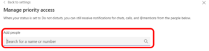 How to use Microsoft Teams Priority Contacts? – Digital Services