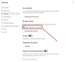 How do I block a nuisance caller in Microsoft Teams? – Digital Services