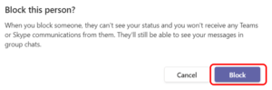 How can I block an external contact in Microsoft Teams? – Digital Services