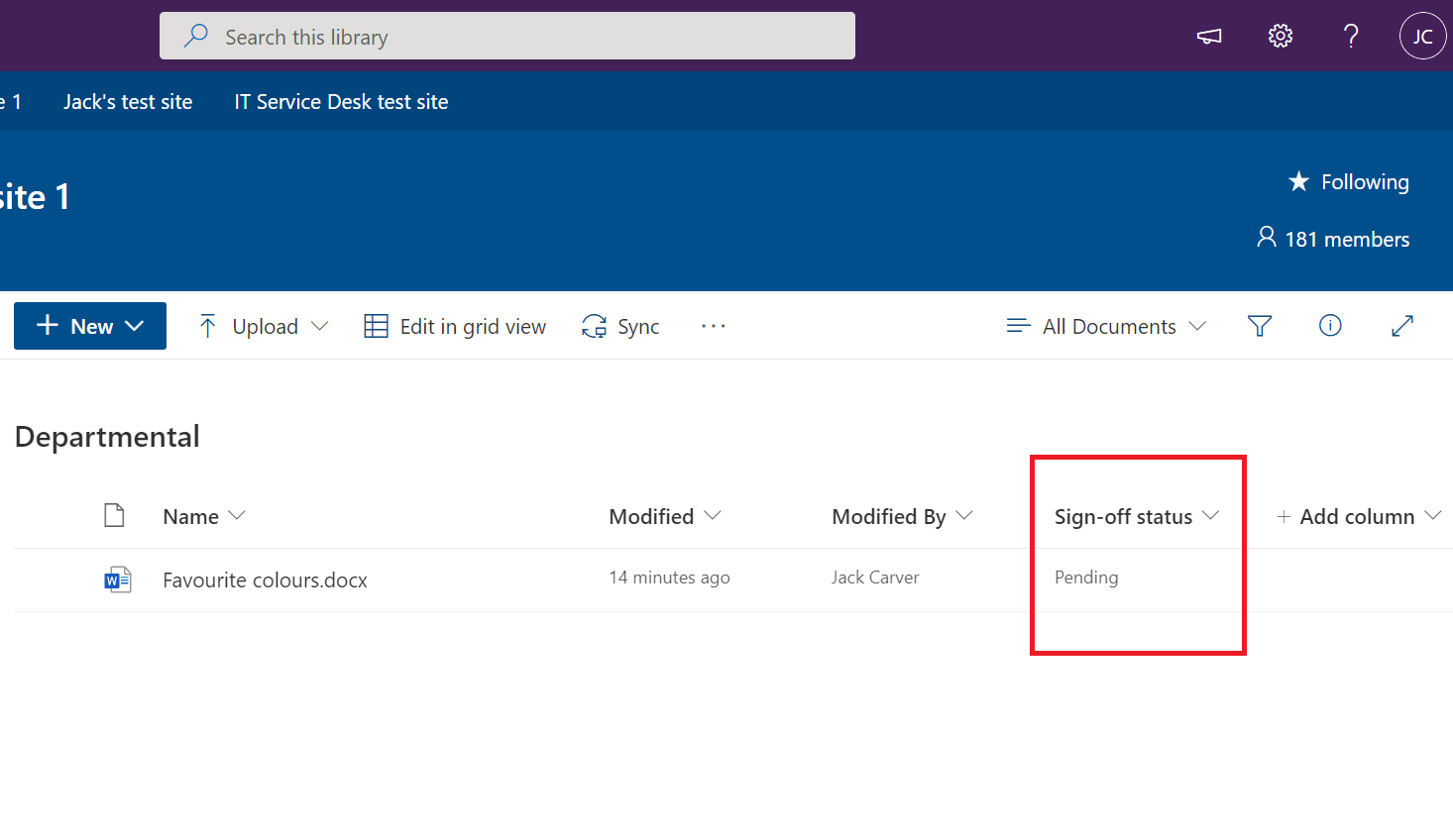 How can I set up a ‘Request sign-off’ automation using SharePoint ...