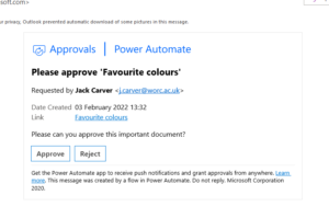 How can I set up a ‘Request sign-off’ automation using SharePoint ...