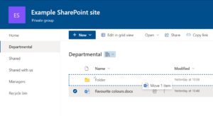 How do I move items in SharePoint? – Digital Services
